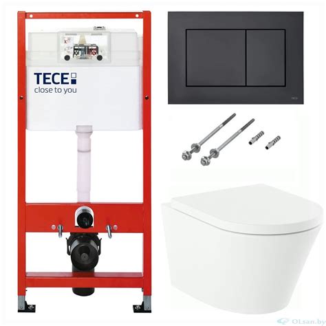 Комплект инсталляции TECE base kit 9400414 с безободковым унитазом ...