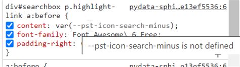 Missing Icon In Hide Search Highlights Button Issue 982 Pydata