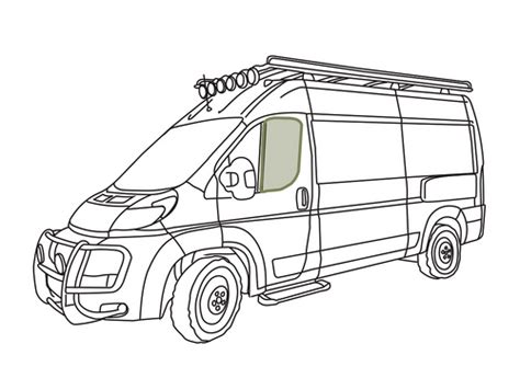 Ram Promaster Bug Screen Front Doors Pair Bouldercampervans