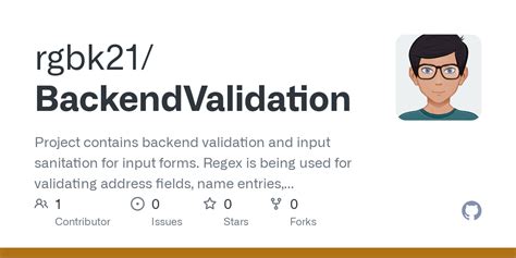 GitHub Rgbk21 BackendValidation Project Contains Backend Validation