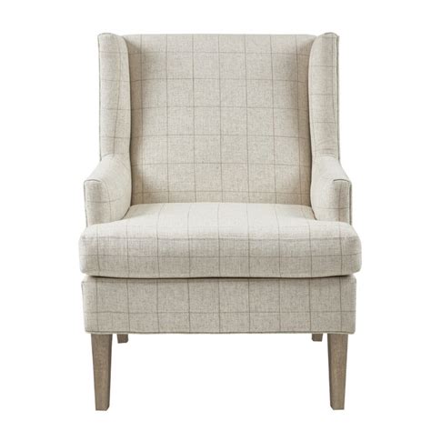 Martha Stewart Decker Windowpane Low Armed Accent Chair Reviews Wayfair