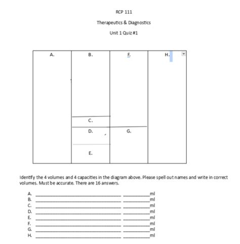 Lung Spirogram Termsvolumes Flashcards Quizlet