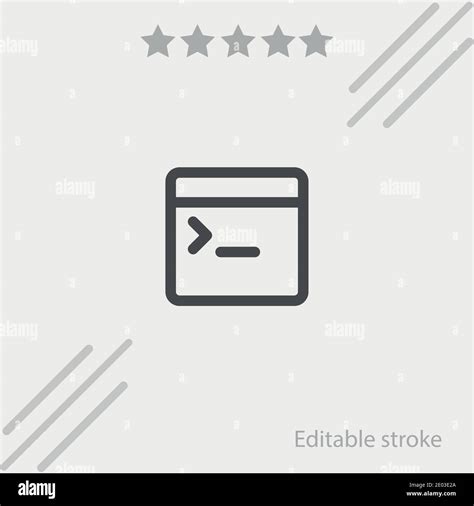 Web Programming Code On Window Vector Icon Modern Simple Vector