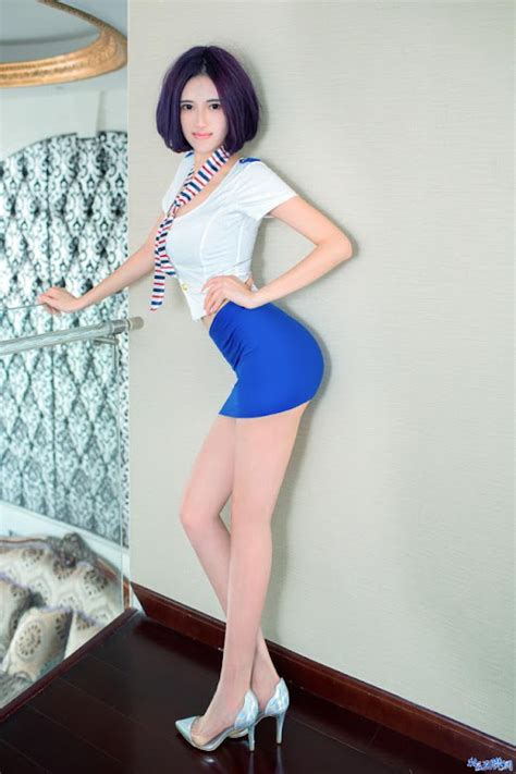 社區互聯網 正妹美女 極盡誘惑的透明格紋「旗袍」寫真，巨乳嫩模 王儷丁 1