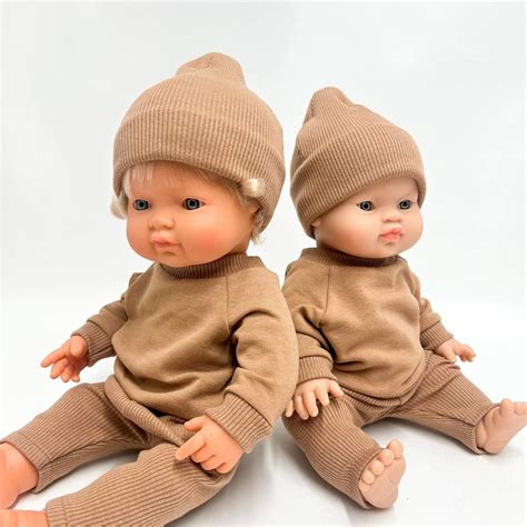 Minikane 34 Cm Lounge Set Miniland 38 Cm Sports Set Doll Sweatshirt