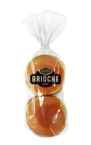Private Selection™ Brioche Hamburger Buns 4 Ct 704 Oz Smiths