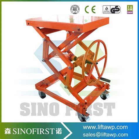 Good Quality Lift Table With Hydraulic Driven Auto Repair Repair
