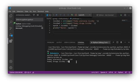 05 Skrypty i komunikacja z użytkownikiem Python wprowadzenie