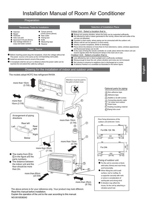 Haier Hsu09vhj Installation Manual Pdf Download Manualslib