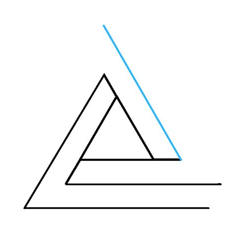 How To Draw The Impossible Triangle Really Easy Drawing Tutorial Triangle Eye Triangle Tattoo