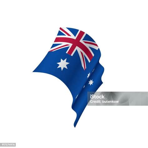 Bendera Australia Ilustrasi Vektor Ilustrasi Stok Unduh Gambar