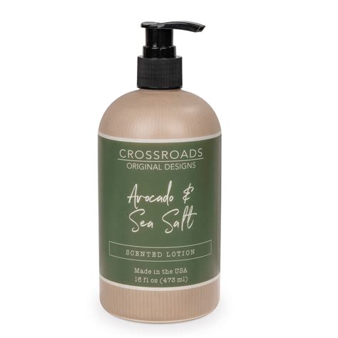 Avocado And Sea Salt Hand Lotion 16oz Aashl Crossroads Candles Canada