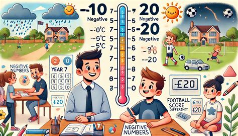 Year 7 Maths Negative Numbers Explained At Home