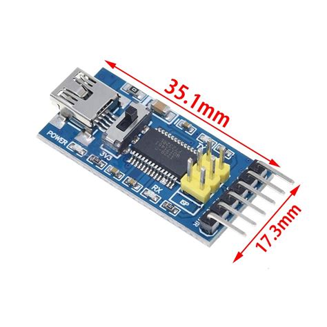 high quality ft232rl ftdi usb 3 3v 5 5v to ttl serial adapter module