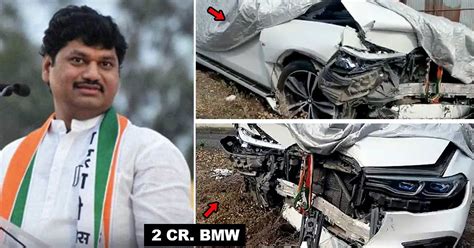 Ncp Mla Dhananjay Munde Survives Crash In A 2 Crore Rupee Bmw X7 Luxury Suv