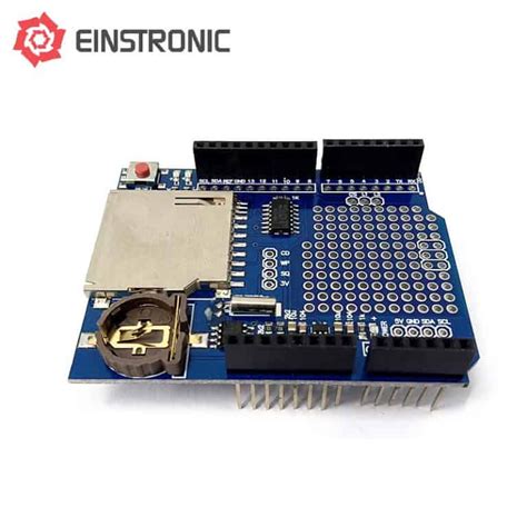 Data Logging Shield For Arduino Uno Einstronic Enterprise