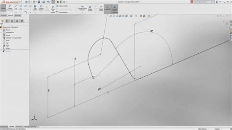 Reverse Arc And Spline Tangency Options In Solidworks 2018