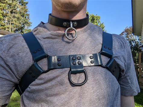 Leather Chest Harness Hello Hello