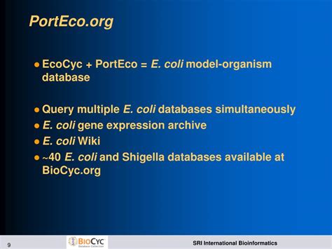 Ppt Ecocyc Metacyc And The Pathway Tools Software Powerpoint