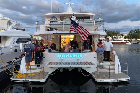 Horizon Power Catamaran Delivers Pc60 Horizon Yacht Usa