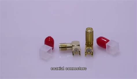Rf Sma Female Straight Bulkhead End Launch Connector For Edge P C B