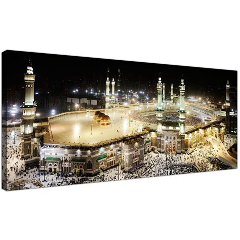 Large Islamic Canvas Art Prints Muslim Hajj Kabba Pilgrimage Mecca