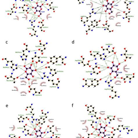 2d Visualization Of The Active Site Of Glucose Oxidase Binding With Download Scientific Diagram