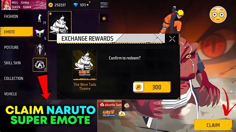 Claim Super Emote Naruto Rewards🔥 Para Samsung A3 A5 A6 A7 J2 J5 J7