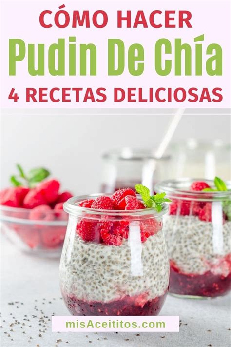 Pudin de Chía Recetas Saludables Muy Fáciles de Hacer Recetas de