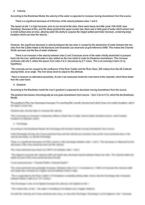 Solution Gcse Geography Coursework Strand 4 Interpertation Of Data