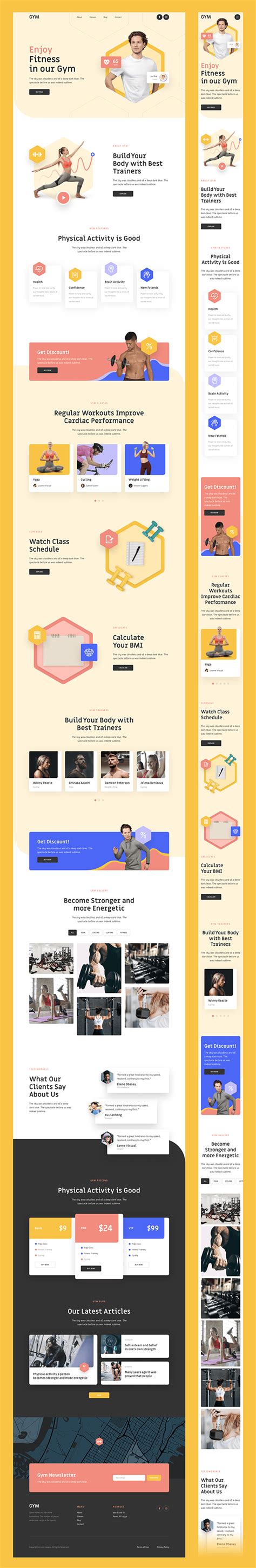 Aproject Responsive Landing Pages Bundle On Behance Responsive Web