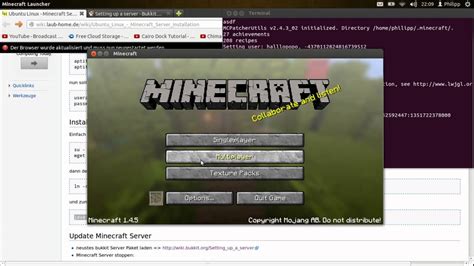 Tutorial 8 Minecraft Server Installieren Ubuntu Youtube