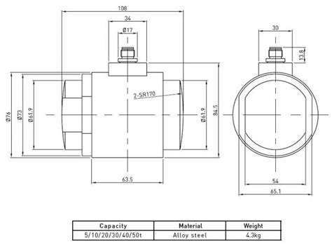 Tension And Compression Column Type Load Cell For Truck Scale