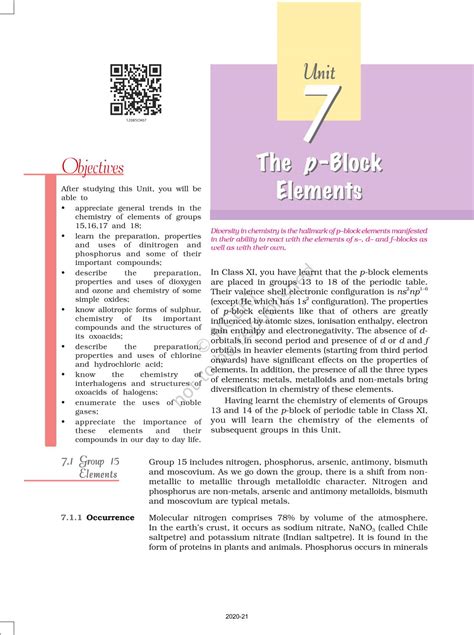 The P Block Elements Ncert Book Of Class 12 Chemistry Part I The P Block Elements Ncert Book Of Class 12 Chemistry Part I