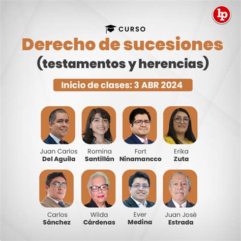 Curso Derecho De Sucesiones Testamentos Y Herencias Inicio 3 Abr Lp