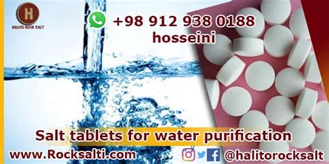 Salt Tablets For Water Purification Halito Rock Salt Group