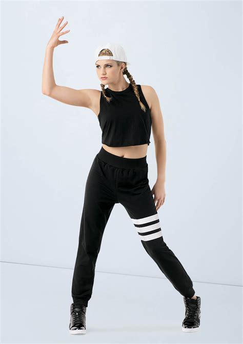 Weissman Sleeveless Metallic Crop Top Move Dance