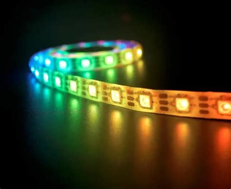 M5Stack Digital RGB LED Weatherproof Strip SK6812 2m RobotShop
