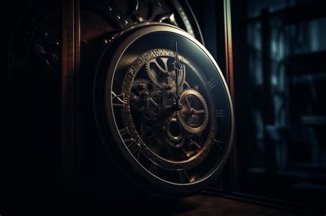 Premium Photo A Clock With The Word The Number On It