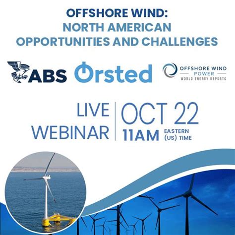 Offshore Wind Webinar North American Opportunities And