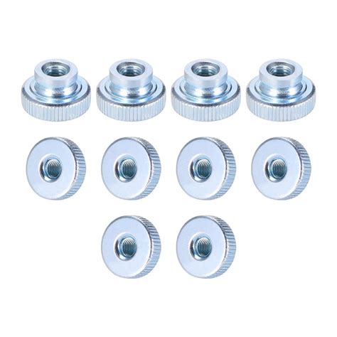Amazon Uxcell ローレットナット サムナット M5 X 0 8mm 厚さ5mm メタル 亜鉛メッキ 16x10mm 10個入り