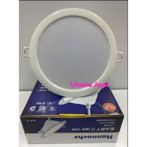 Jual Lampu Downlight LED Plafon Tanam 12 Watt Hannochs Easy II 12 Watt