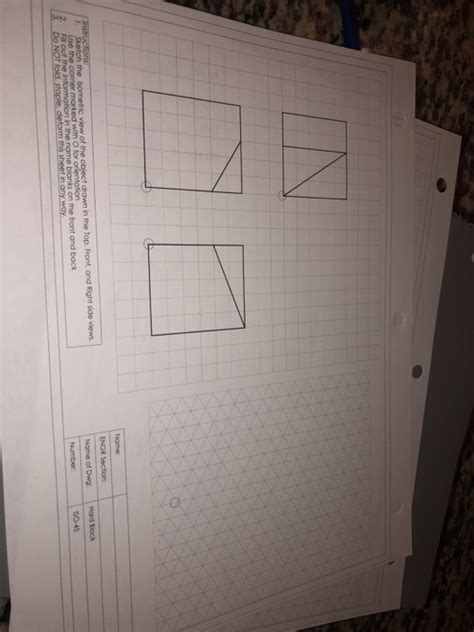 Solved Nome ENGR Section Nome Of Dwg Number Hard Block Chegg Com