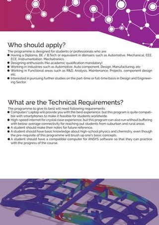 ANSYS FEA FEM Course PDF Physics Science