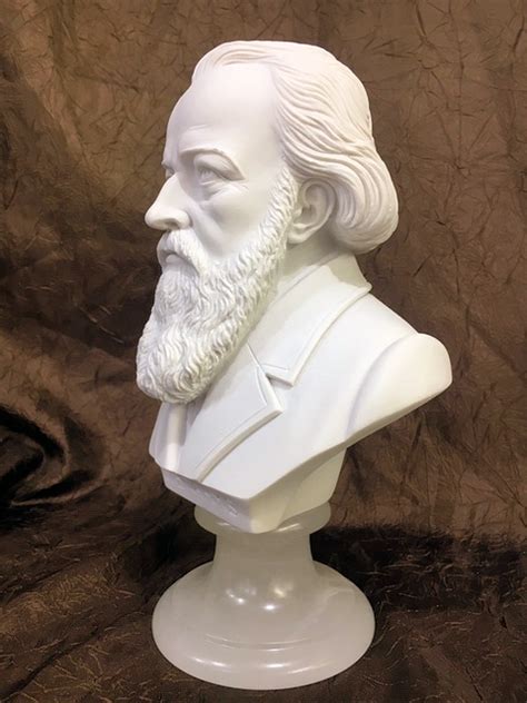 Brahms Composer Bust In Italian Marble Eleganza