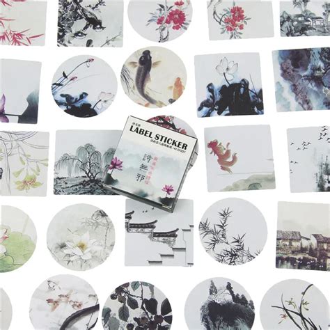 40 шт упак Стикеры S мини Стиль бумажная наклейка печать для художественного оформления