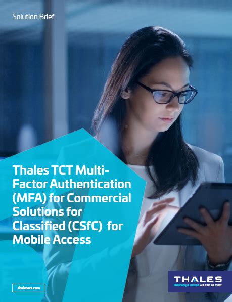 Solution Brief Thales Tct Multi Factor Authentication For Csfc For Mobile Access Thales