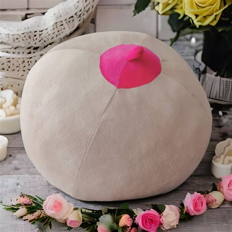 Boob Pillow Velvet Breast Pillow Funny Pillow T For Him Female