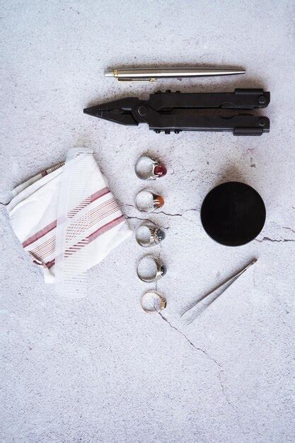 Premium Photo High Angle View Of Mens Masculine Daily Objects On Table