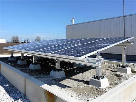 Calibration Of Photovoltaic Cell Alignment Within The Solar Panel Stock Illustration